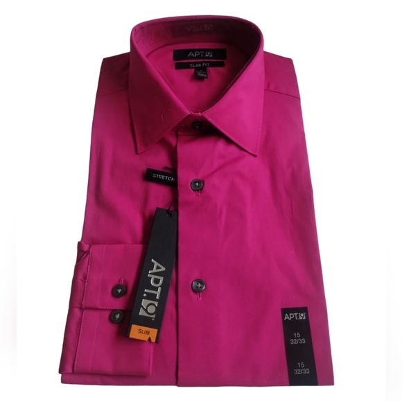 Apt. 9 | Shirts | Apt 9 Long Sleeve 5 3233 Slim Fit Dress Shirt Cali ...